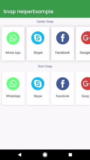 如何在 Android 的 RecyclerView 中使用 SnapHelper？ | 码农参考