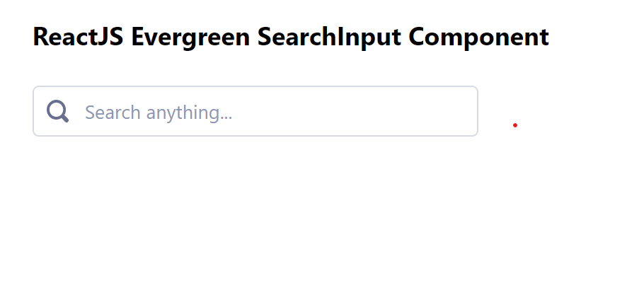 ReactJS 常青搜索输入组件 | 码农参考