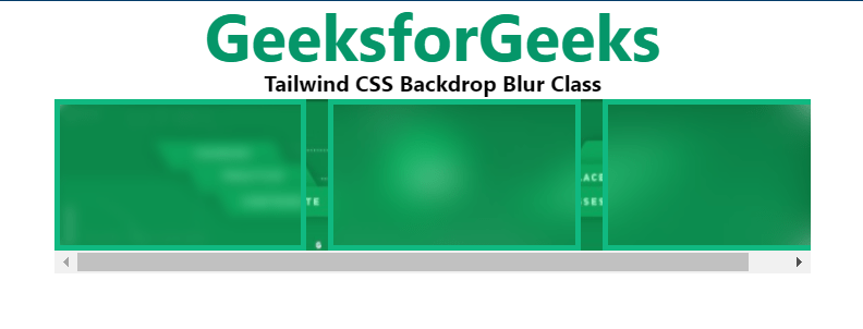 Tailwind CSS 背景模糊 | 码农参考