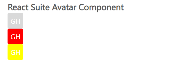 React Suite 头像组件 | 码农参考