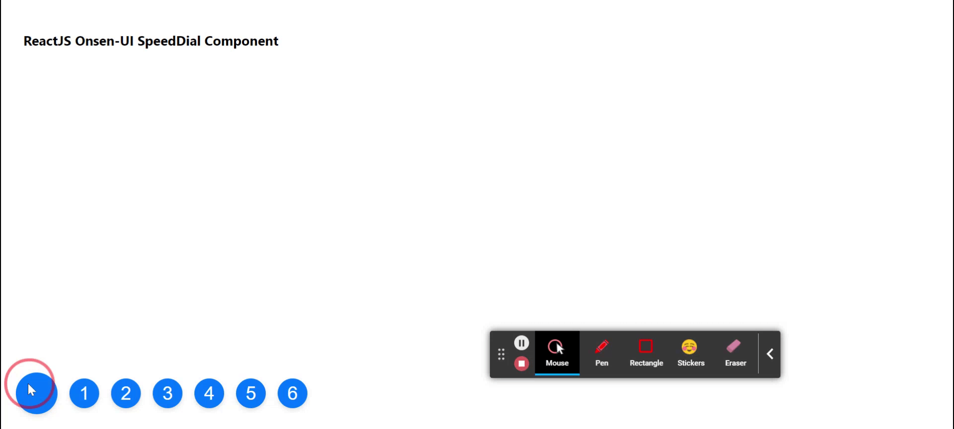 ReactJS Onsen UI SpeedDial 组件 | 码农参考