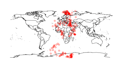 在R中将数据点添加到世界地图 | 码农参考