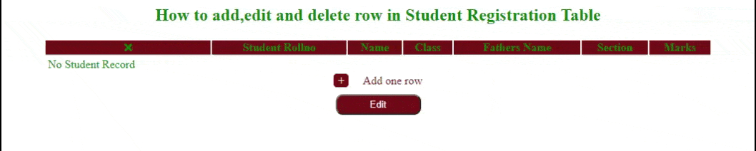 如何在 jQuery 中添加编辑和删除表格行？ | 码农参考