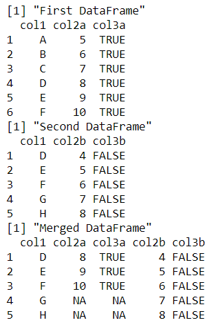 在 R 中按列名合并 DataFrame | 码农参考