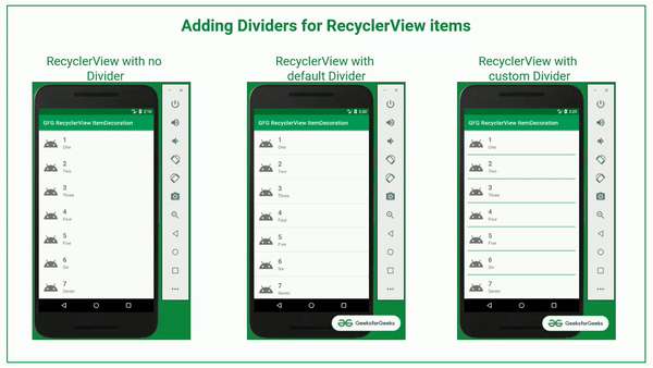 如何在 Android RecyclerView 中添加分隔线？ | 码农参考