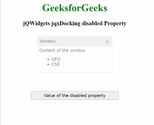 jQWidgets jqxDocking disabled 属性 | 码农参考