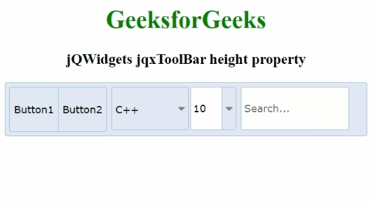 jQWidgets jqxToolBar height 属性 | 码农参考