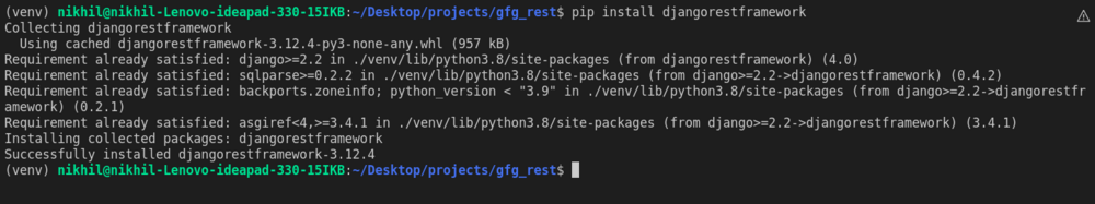 Django REST API – 带有 DRF 的 CRUD | 码农参考