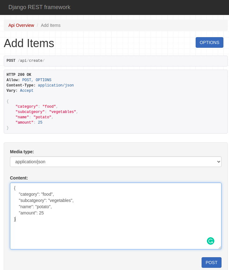 Django REST API – 带有 DRF 的 CRUD | 码农参考