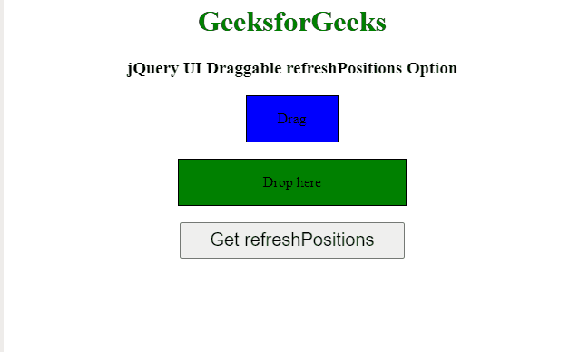 jQuery UI 可拖动的 refreshPositions 选项 | 码农参考