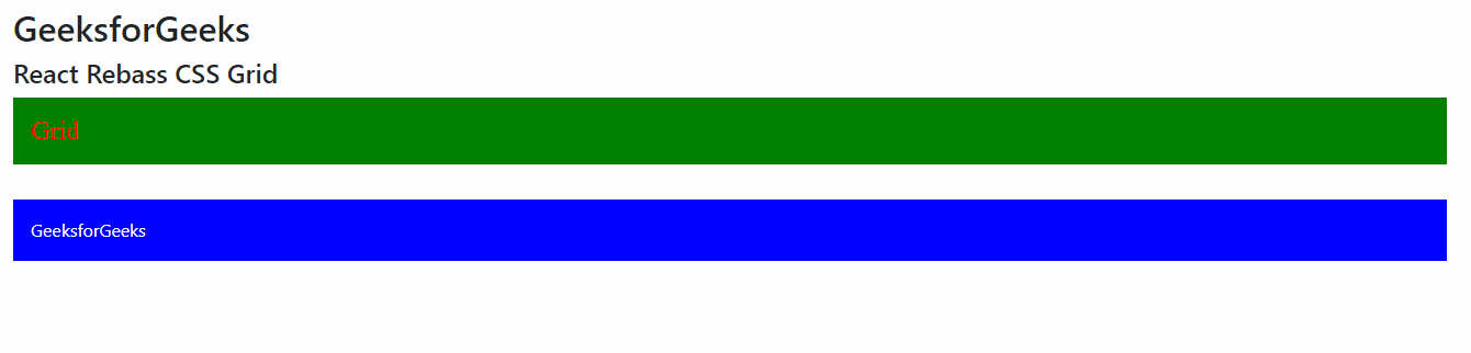 React Rebass CSS 网格 | 码农参考