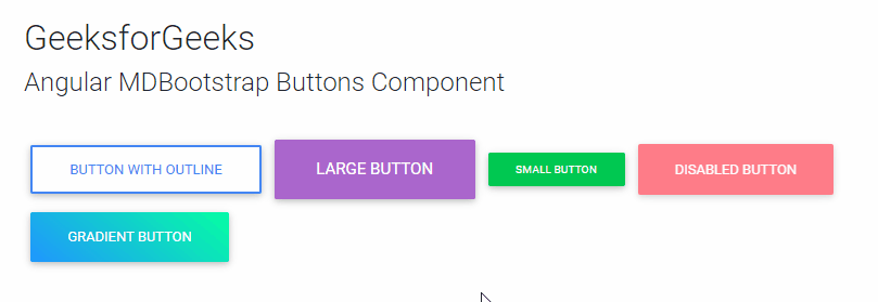 Angular MDBootstrap 按钮组件 | 码农参考