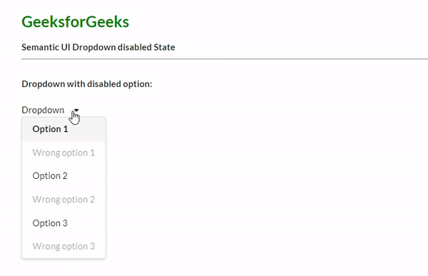 语义 UI 下拉禁用状态 | 码农参考