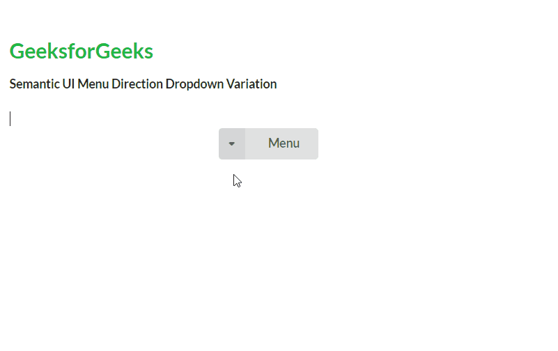 Semantic-UI 下拉菜单方向变化 | 码农参考