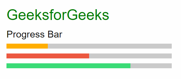 基础 CSS 进度条颜色 | 码农参考