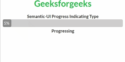 Semantic-UI 进度指示类型 | 码农参考