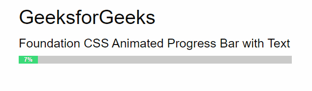 带有文本的基础 CSS 进度条 | 码农参考