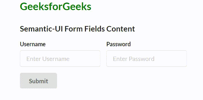 Semantic-UI 表单字段内容 | 码农参考