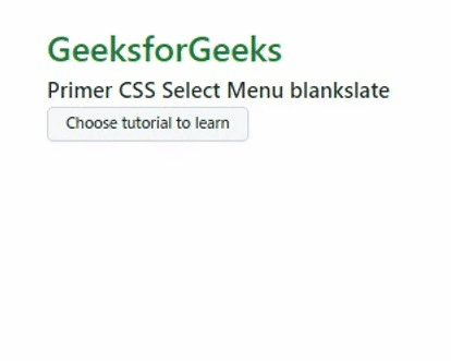 入门 CSS 选择菜单 Blankslate | 码农参考