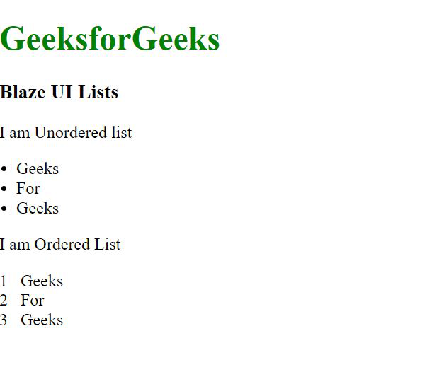 Blaze UI 列表 | 码农参考