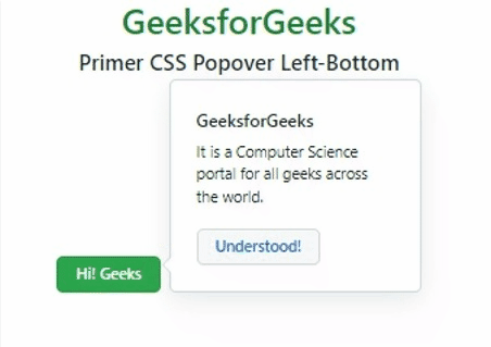 Primer CSS Popover 左下角 | 码农参考