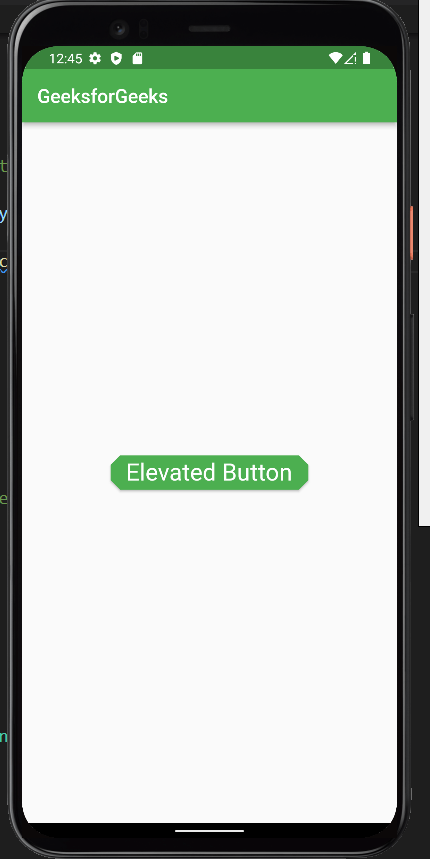 Flutter – ElevatedButton 小部件 | 码农参考
