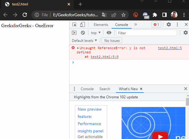 如何用“onerror”捕获“ReferenceError”？ | 码农参考