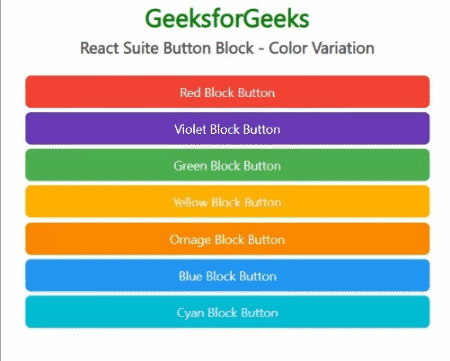 React Suite 按钮块 | 码农参考