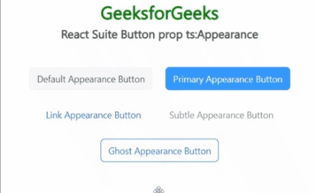 React Suite Button ts:外观道具 | 码农参考