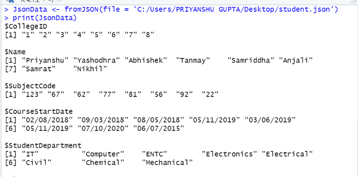 如何在 R 中读取 JSON 文件 | 码农参考