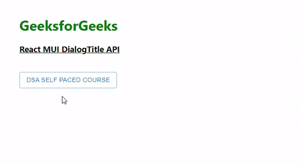 React MUI DialogTitle API | 码农参考