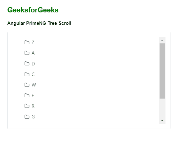 Angular PrimeNG 树滚动 | 码农参考