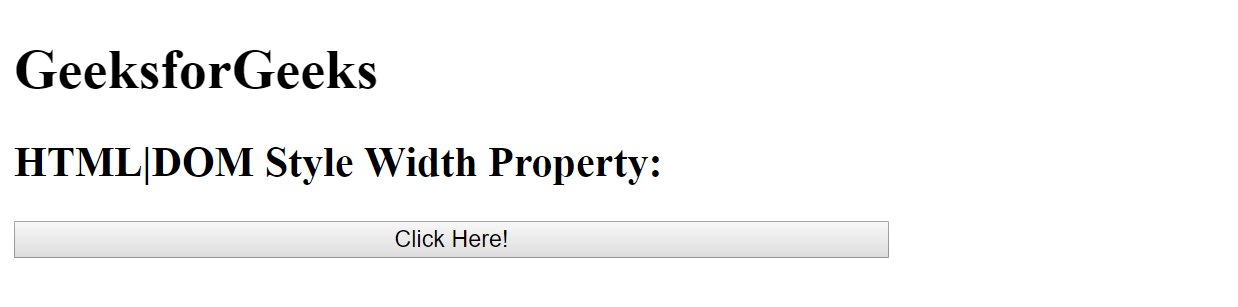 HTML | DOM Style width 属性 | 码农参考