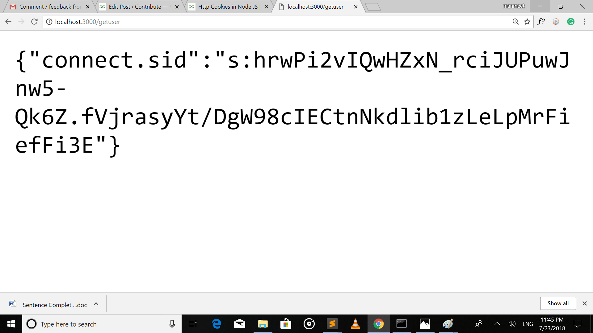 Node.js 中的 HTTP Cookie | 码农参考