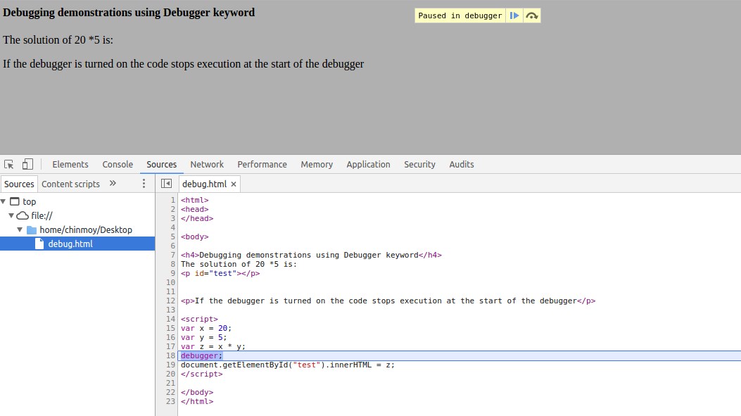 在 JavaScript 中调试 | 码农参考