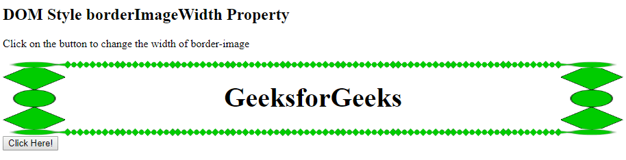 HTML | DOM 样式的borderImageWidth 属性 | 码农参考