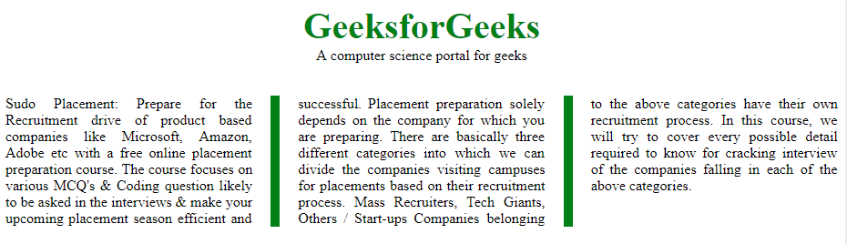 CSS |多列 | 码农参考