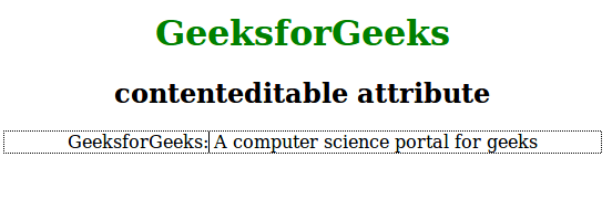 HTML | contenteditable 属性 | 码农参考