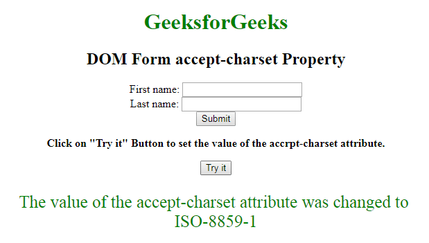Html Dom 表单 Acceptcharset 属性 码农参考 2388
