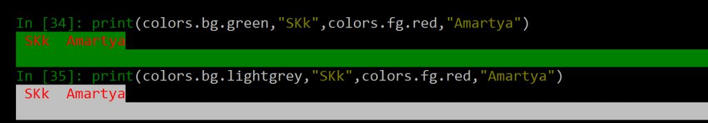 在 Python 终端中打印颜色 | 码农参考