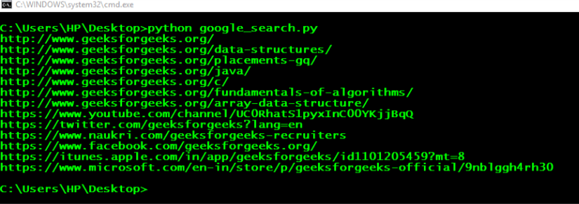 使用 Python 代码执行 Google 搜索 | 码农参考