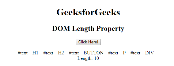 HTML | DOM 长度属性 | 码农参考