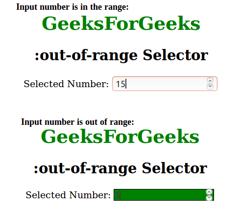CSS | : 超出范围的选择器 | 码农参考