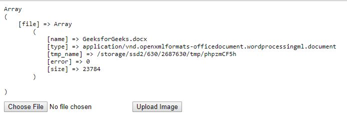 PHP | $_FILES 数组(HTTP 文件上传变量) | 码农参考