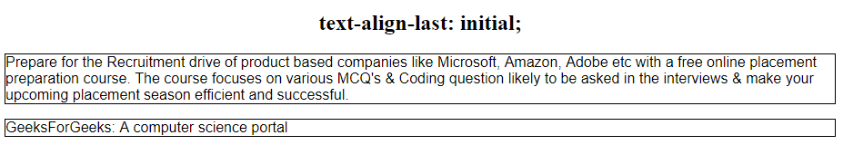 CSS | text-align-last 属性 | 码农参考
