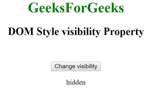 HTML | DOM Style 可见性属性 | 码农参考