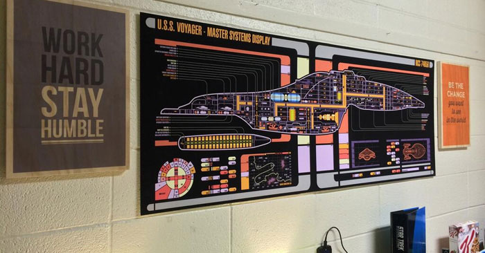 Star Trek LCARS Starship Schematic Prints - Media Chomp