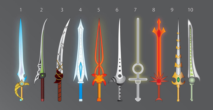 100 Original Design Fantasy Swords - Media Chomp
