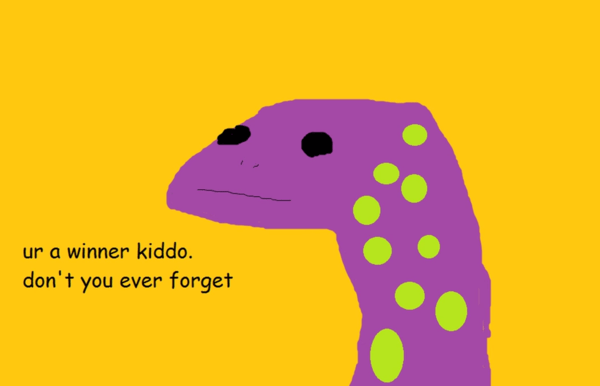 Motivational lizard will provide your Friday with a much needed boost ...