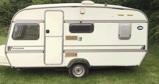 This photographer has turned an old caravan into a massive camera ...